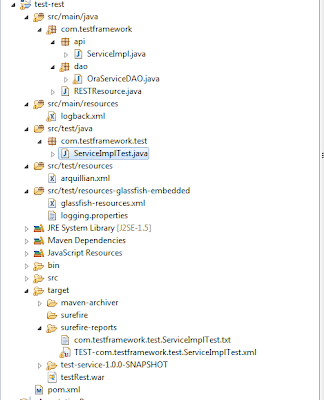 Advanced Java, JavaScript, Middleware and backend examples.: Using Arquillian with JUnit and ...