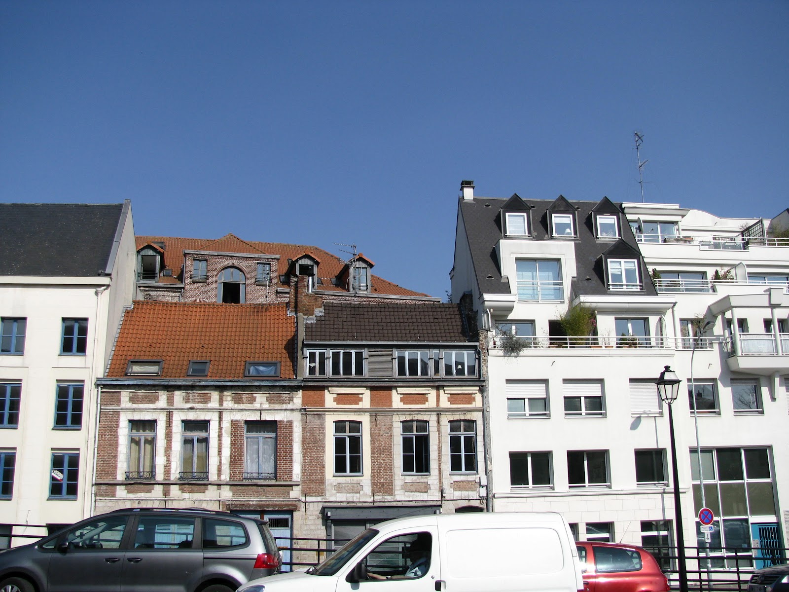 MARIE-JEANNE TRAVELING IN LILLE, FRANCE: THE OLD LILLE - HOUSES