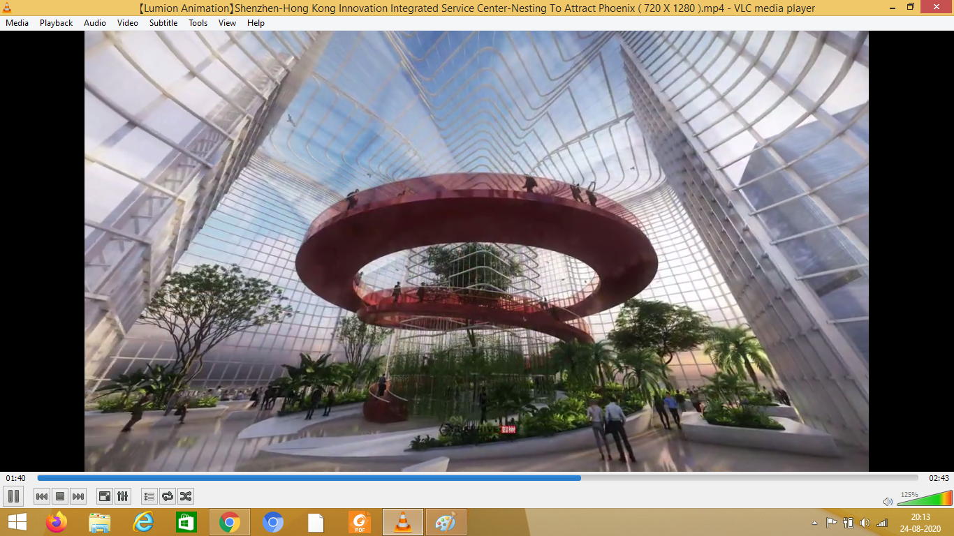 Cinematic Walk through for Building