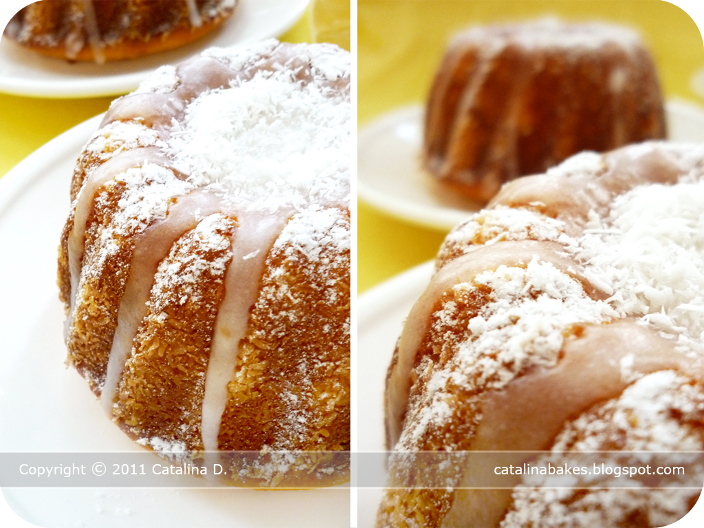Catalina Bakes: Coconut and Lemon Quark Cheese Mini Bundt Cakes