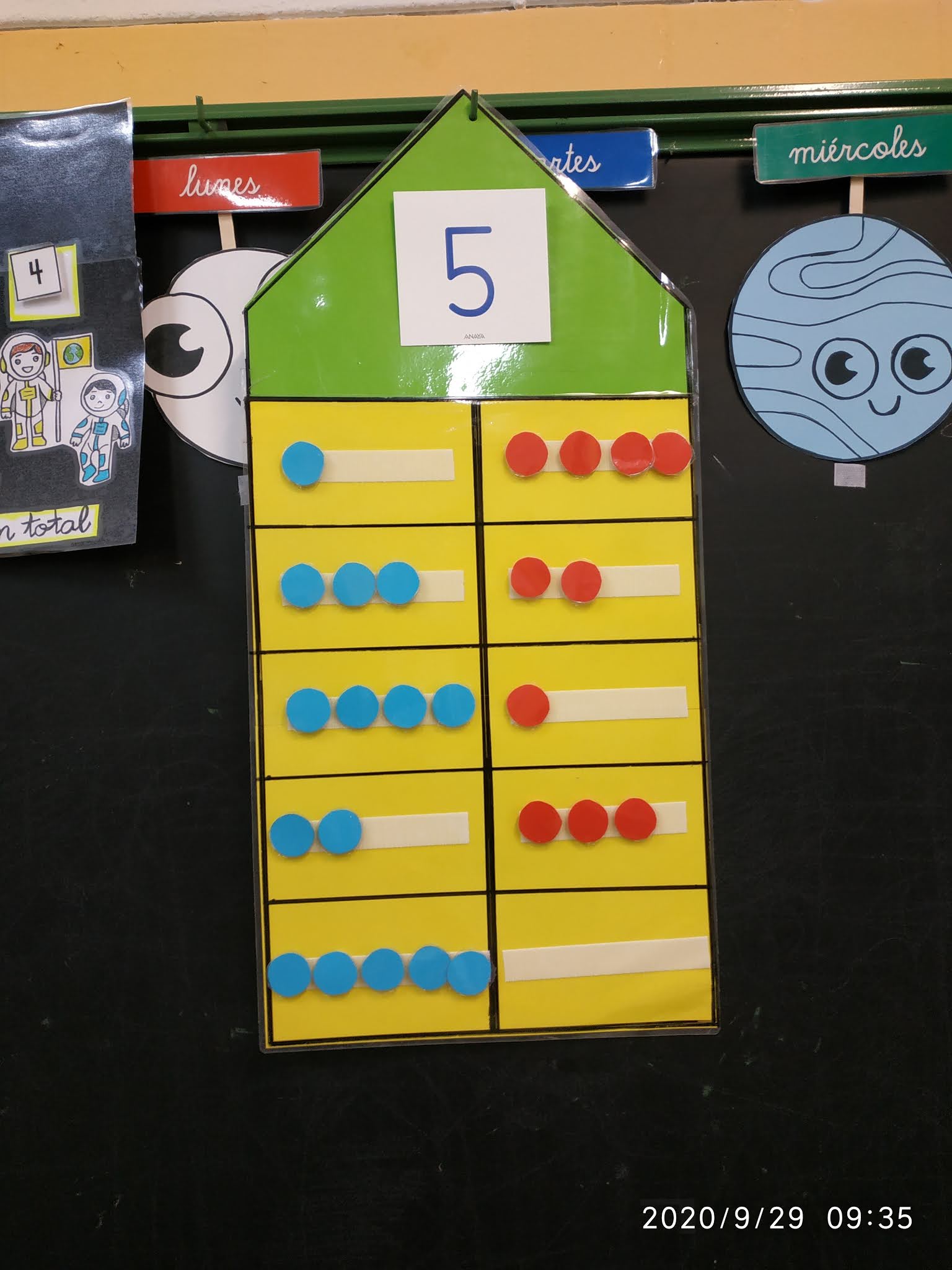 EL ARCO IRIS DE MI COLE: LAS CASITAS DEL 4 Y DEL 5