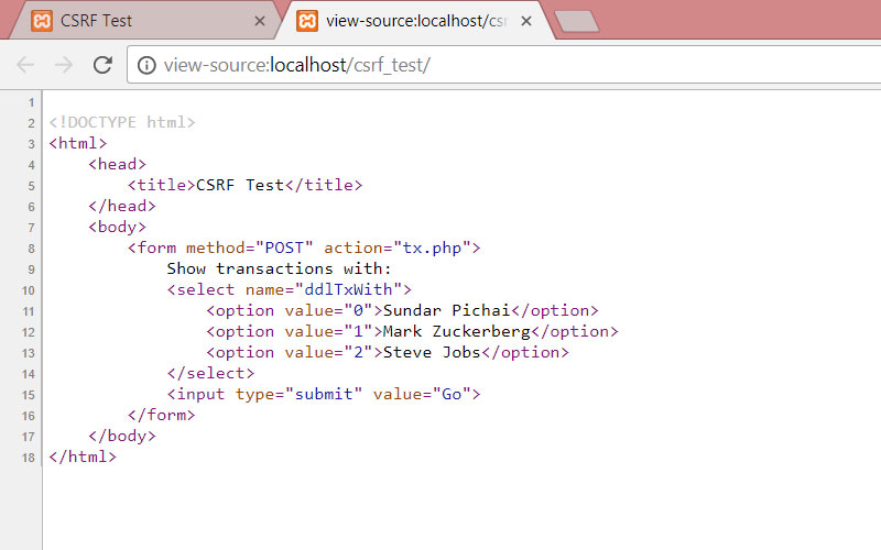 Teochew Thunder: Web Tutorial: The Anti-CSRF Token