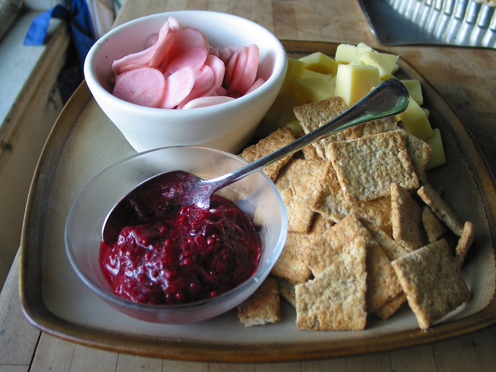 What Julia Ate: Rhubarb Mostarda