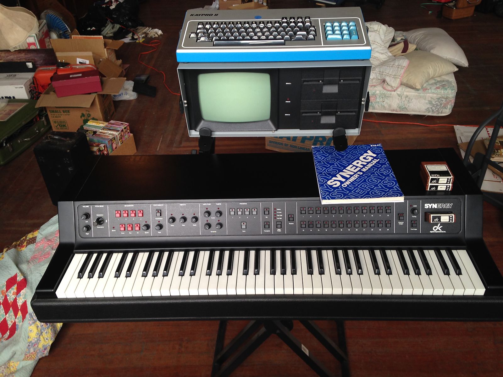 MATRIXSYNTH: Vintage Digital Keyboards Synergy II+ 1983 Near Mint ...