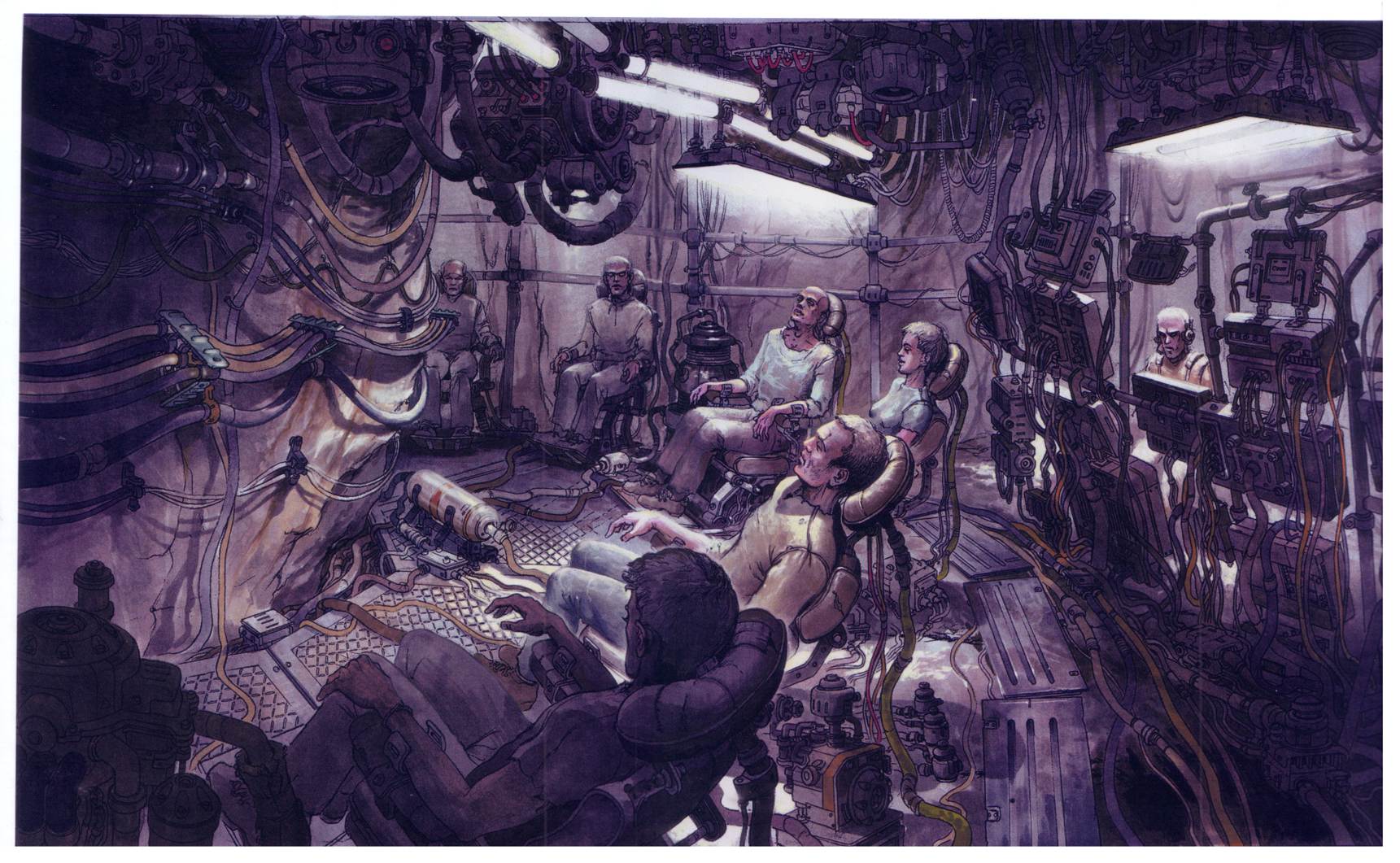 Moody THE MATRIX: RELOADED (2003) Zion Concept Art by Jim Martin « Film ...