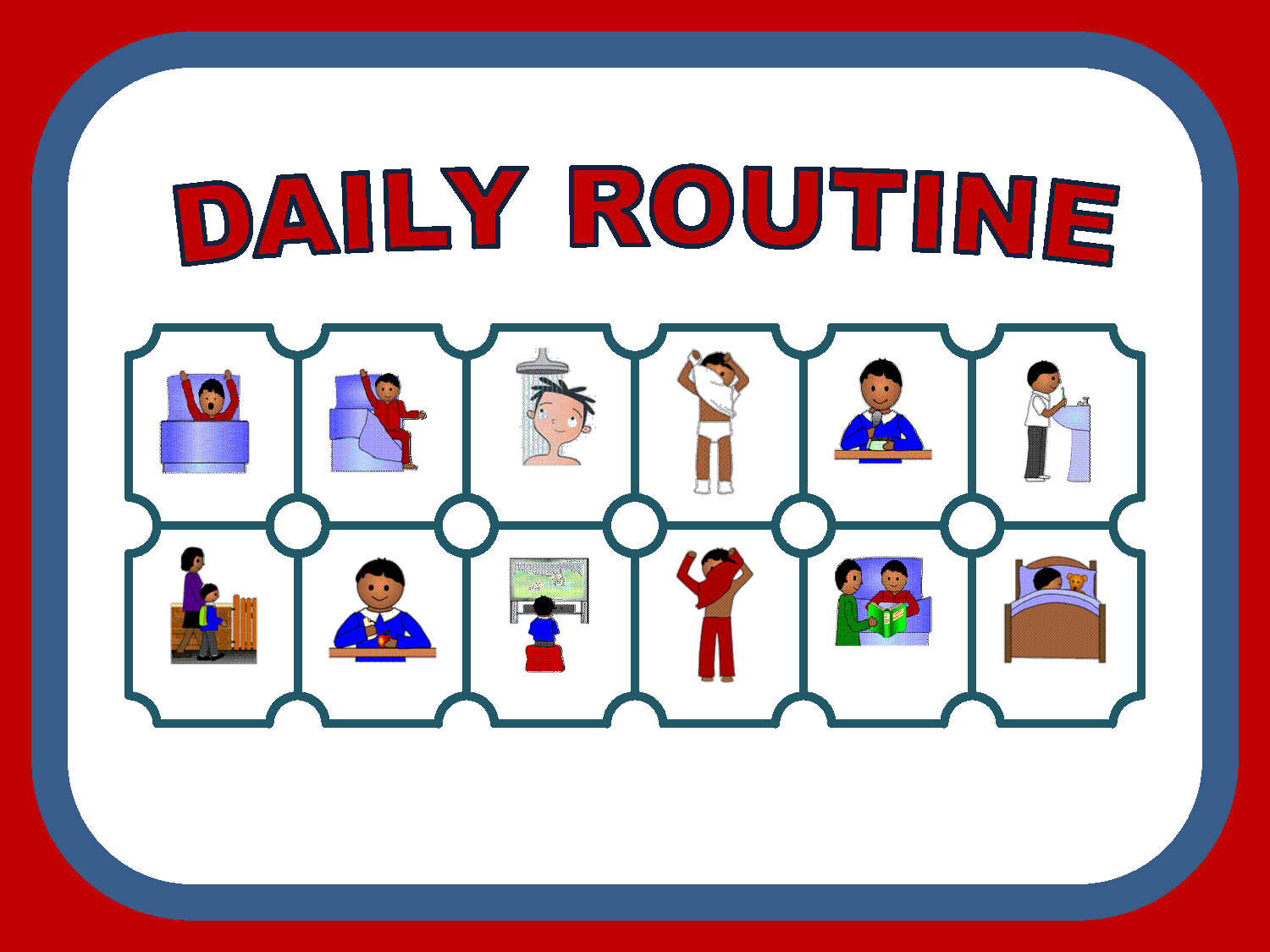 English For 2nd grade: Daily Routines