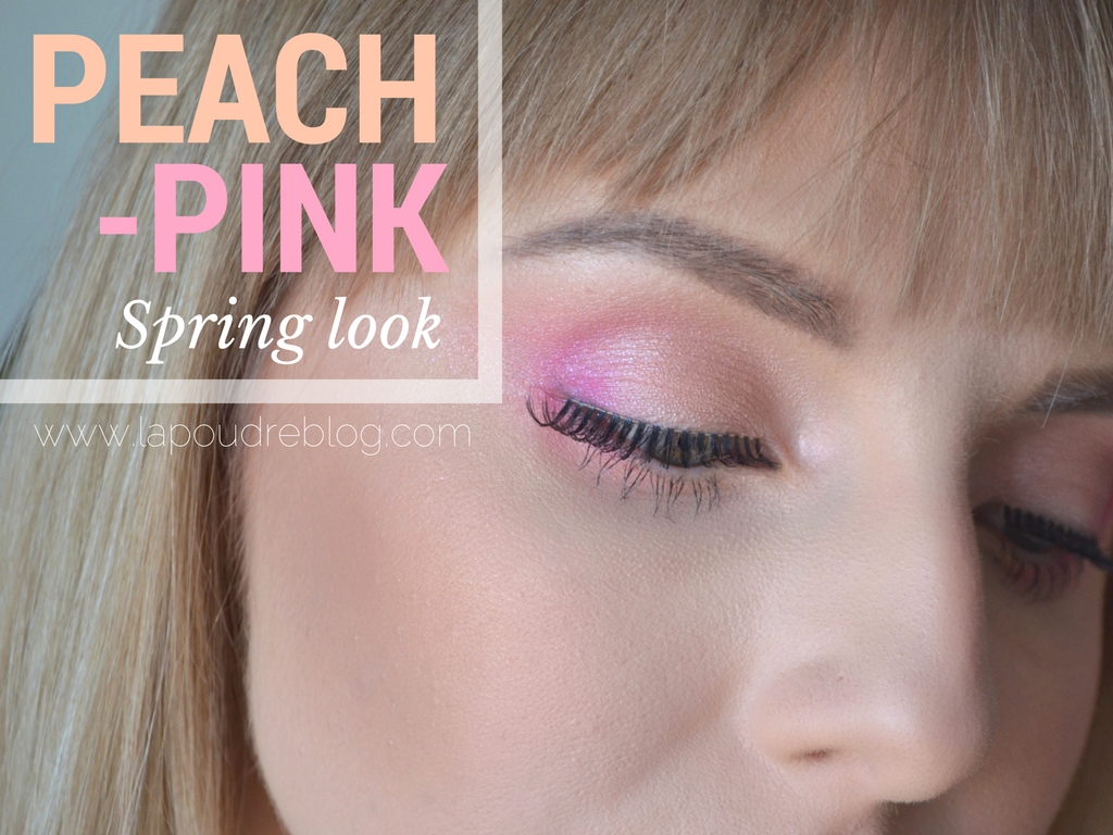 PEACH-PINK SPRING MAKEUP LOOK | La Poudre Blog