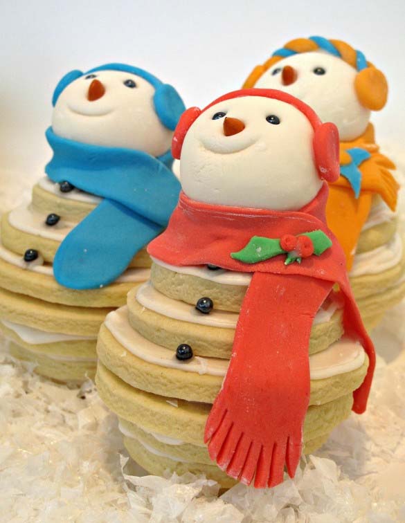 Cute and Easy Snowman Cookies Ideas | 24 Snowman Christmas Cookies