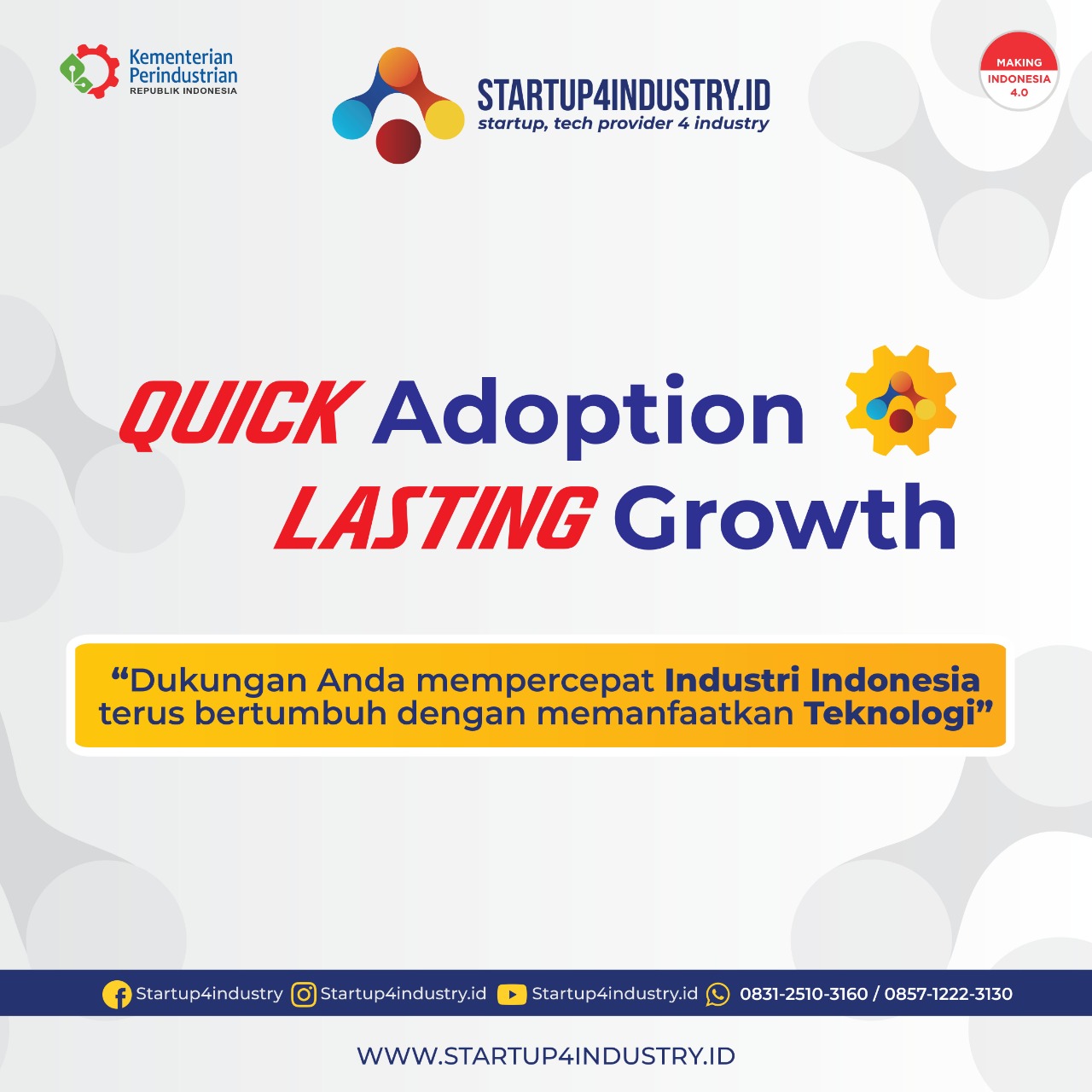 Quick Adoption, Lasting Growth – eventcerdas by 521 Talenta