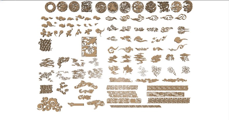 4308 Decorative Plaster Classic Sketchup Model By CuongCovua