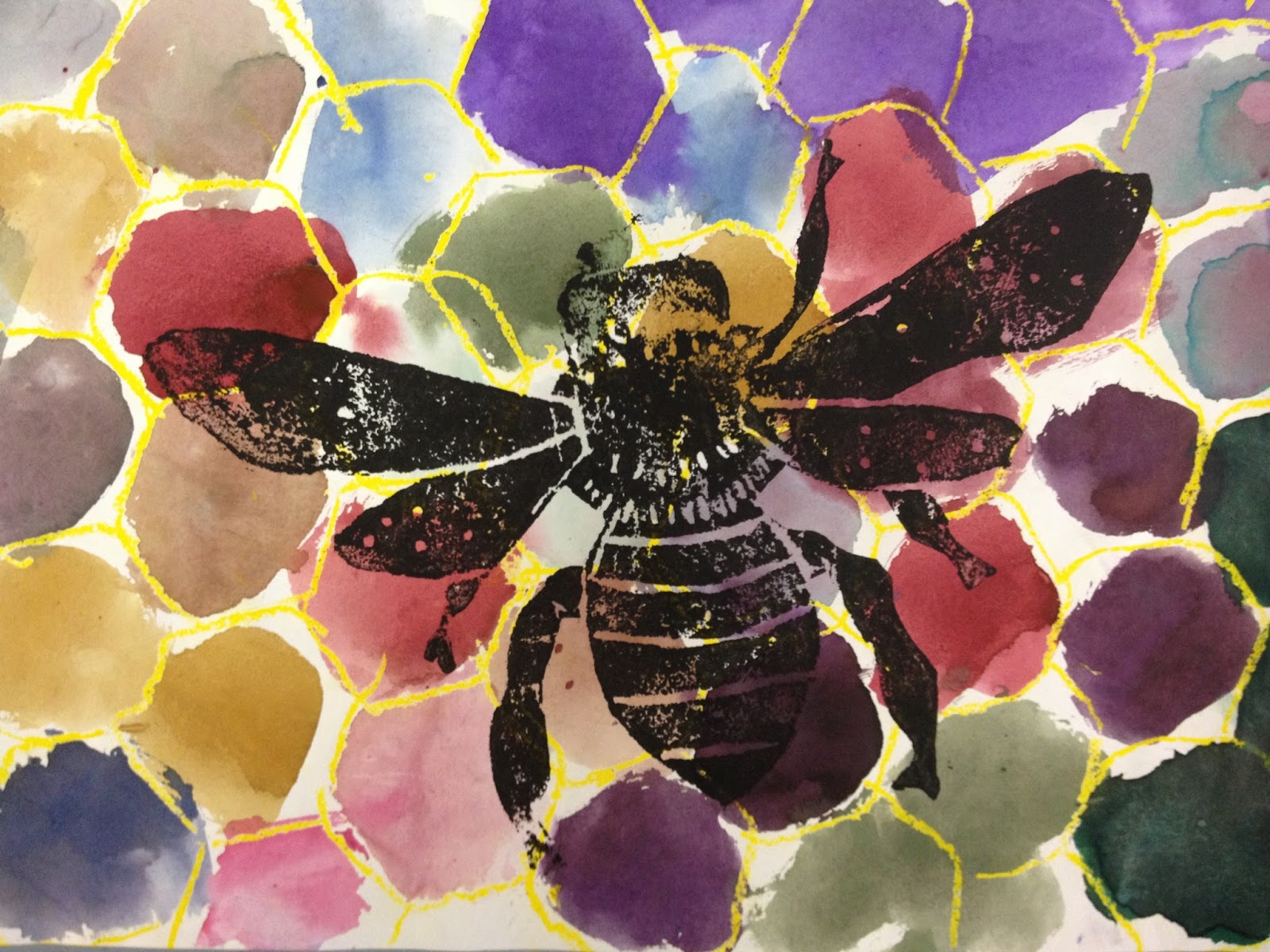 in the art room: Bees
