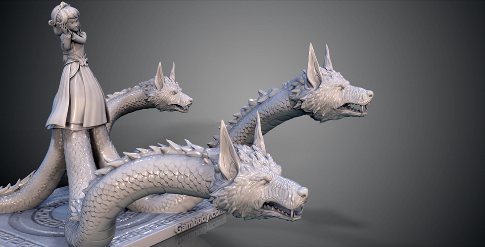 Smite - Scylla 3D Model for Printing | Static | 3D Printing Designs