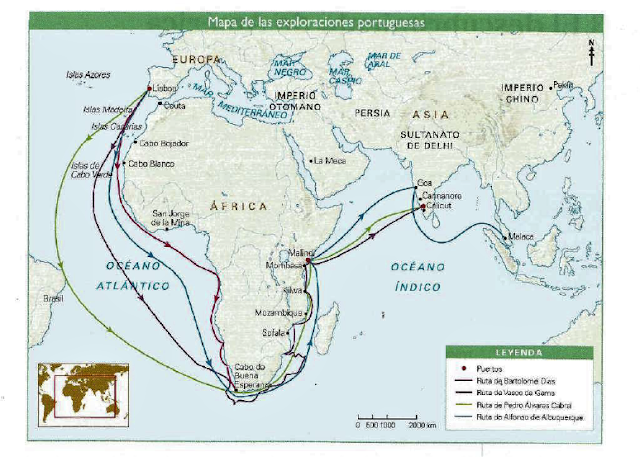 Ciencias Sociales 147 en casa: Semana 34 - 2 Secundaria Las exploraciones del siglo XV