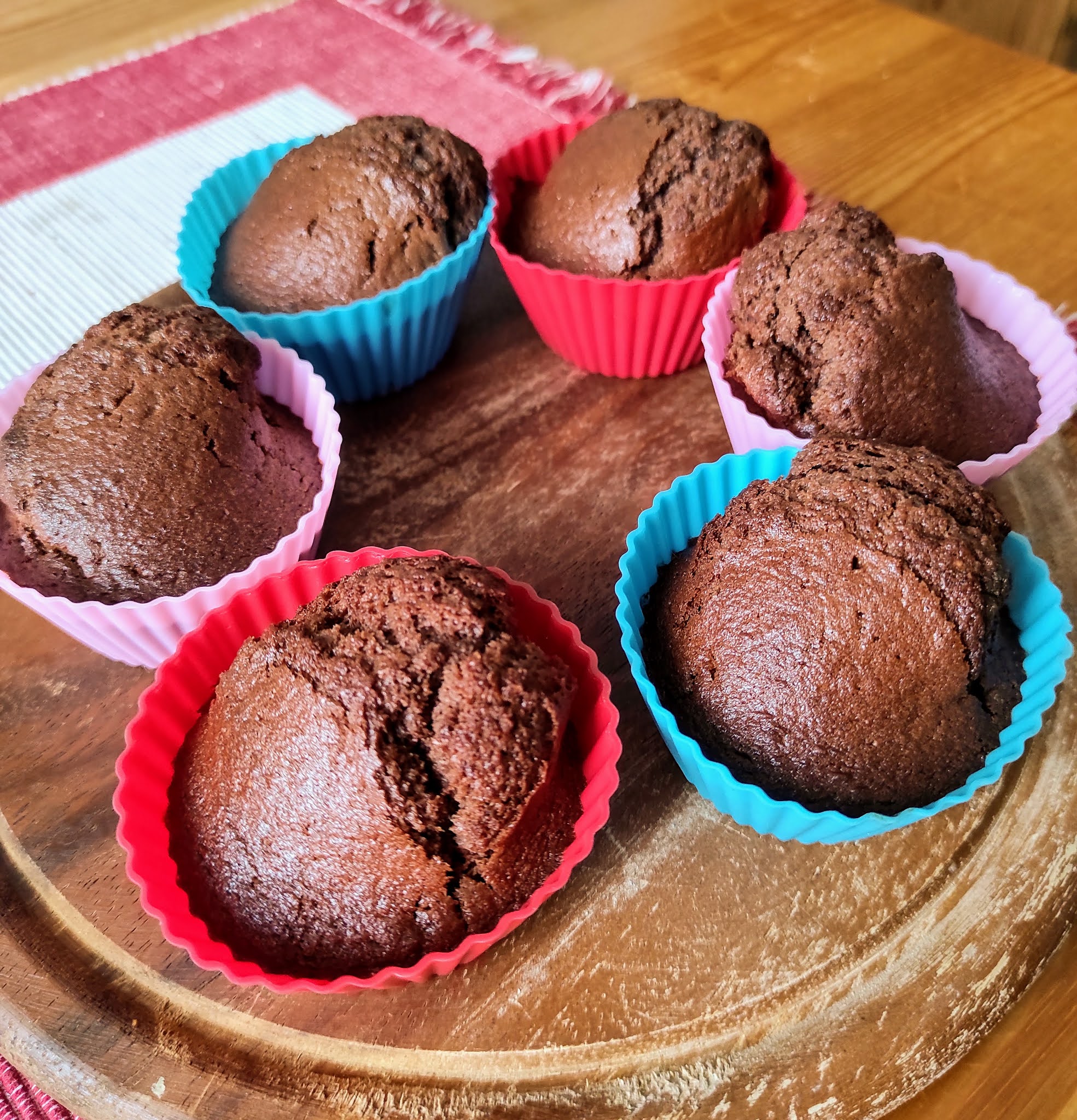 Suklaamuffinit airfryerilla