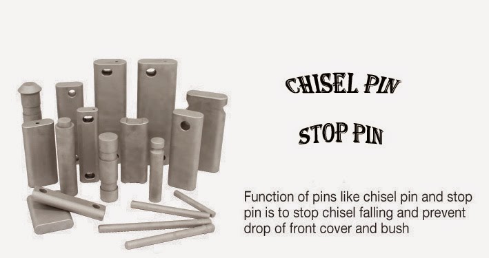 CHISEL PIN, STOP PIN