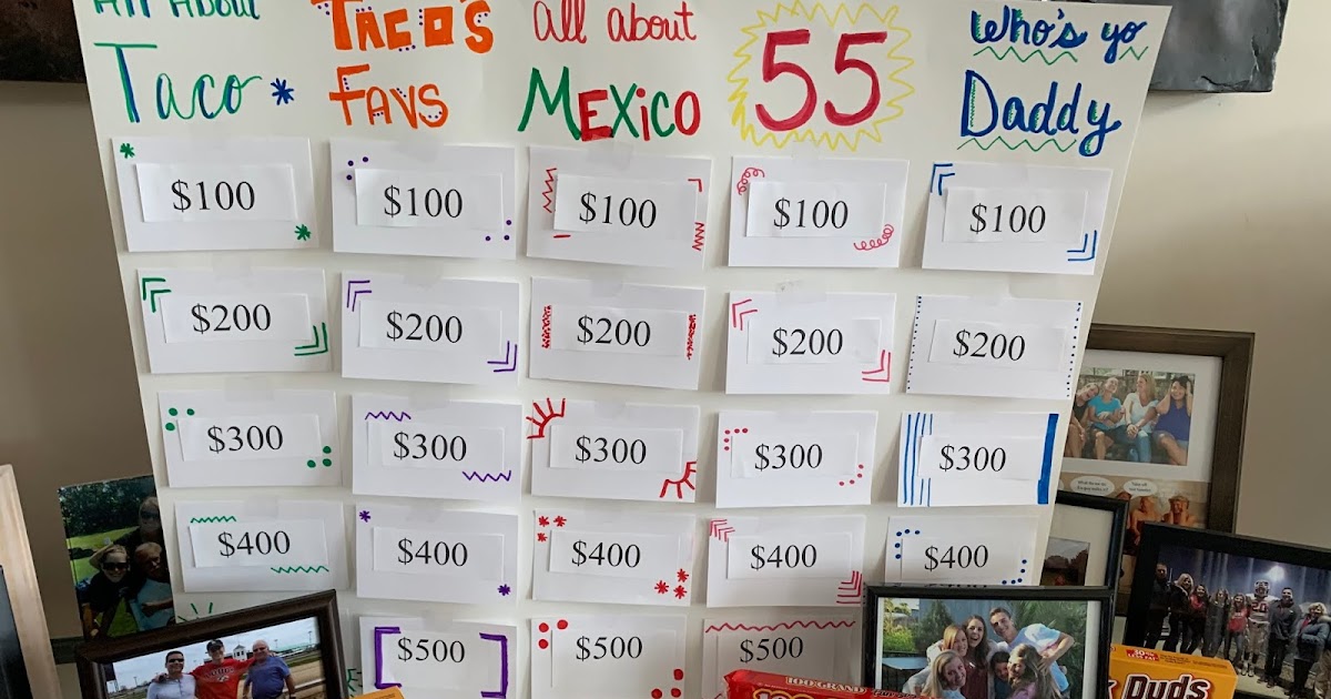 Make My Day Camp: Homemade Jeopardy Game