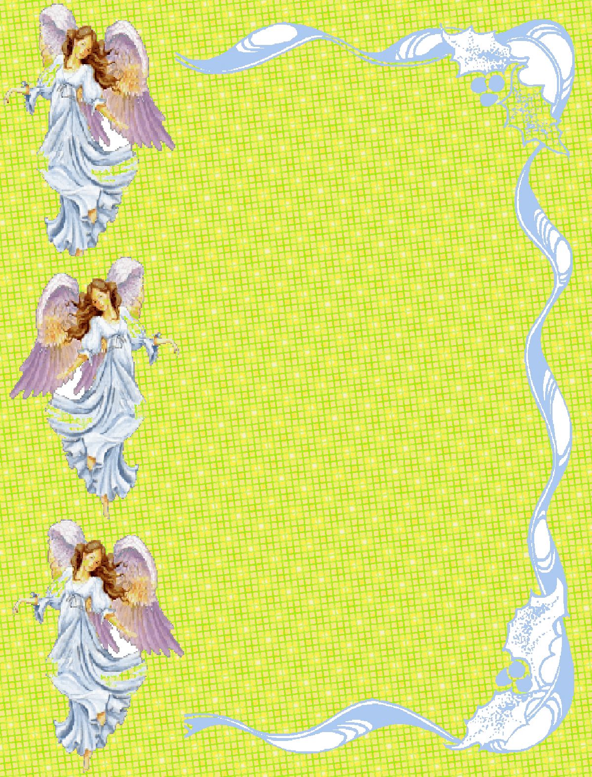 Christian Images In My Treasure Box: Angel Borders , Frames And Backgrounds