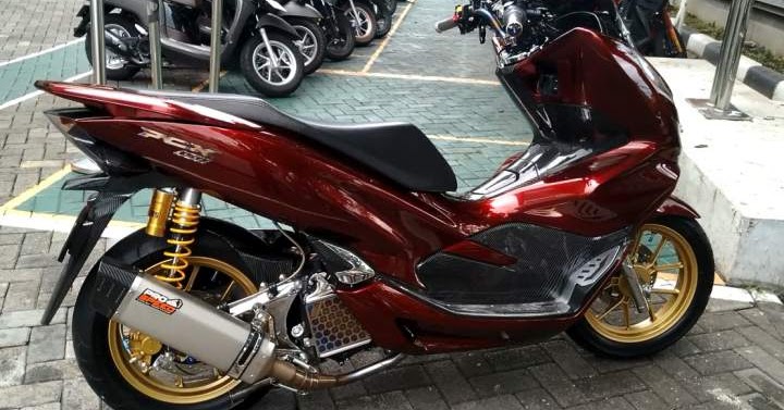 All New PCX 150 Modifikasi Hedon Warna Merah Merona - 3835info ...
