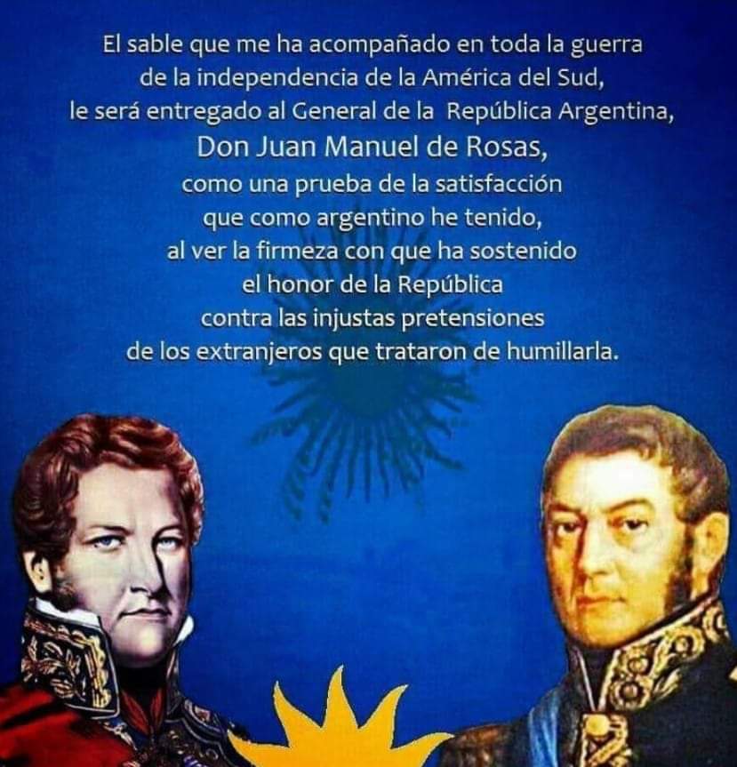 El Mensajero de la Confederación Argentina: JOSÉ DE SAN MARTÍN Y JUAN ...