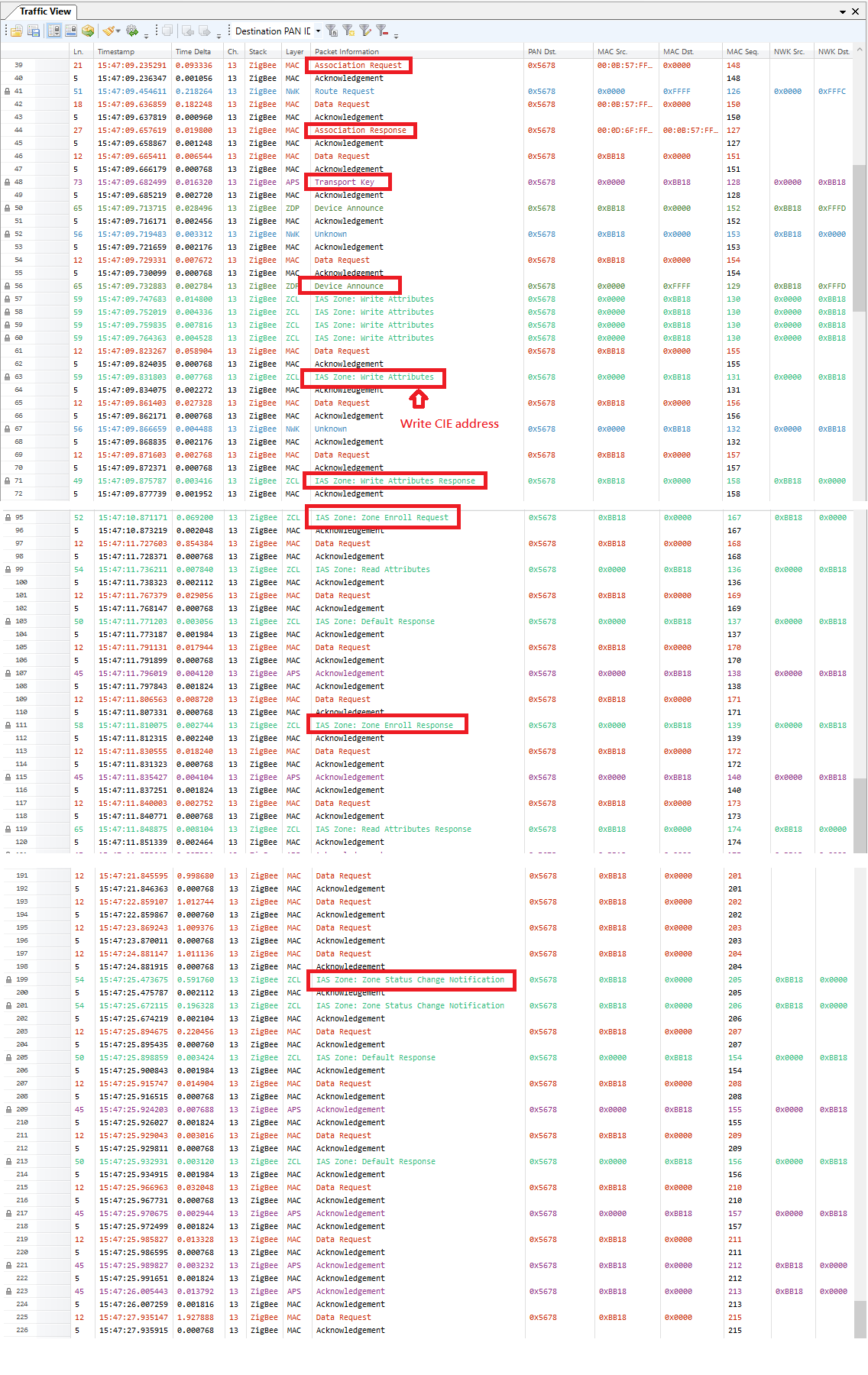 Sun May Sky: Create IAS CIE coordinator and IAS Zone Door Sensor using ...
