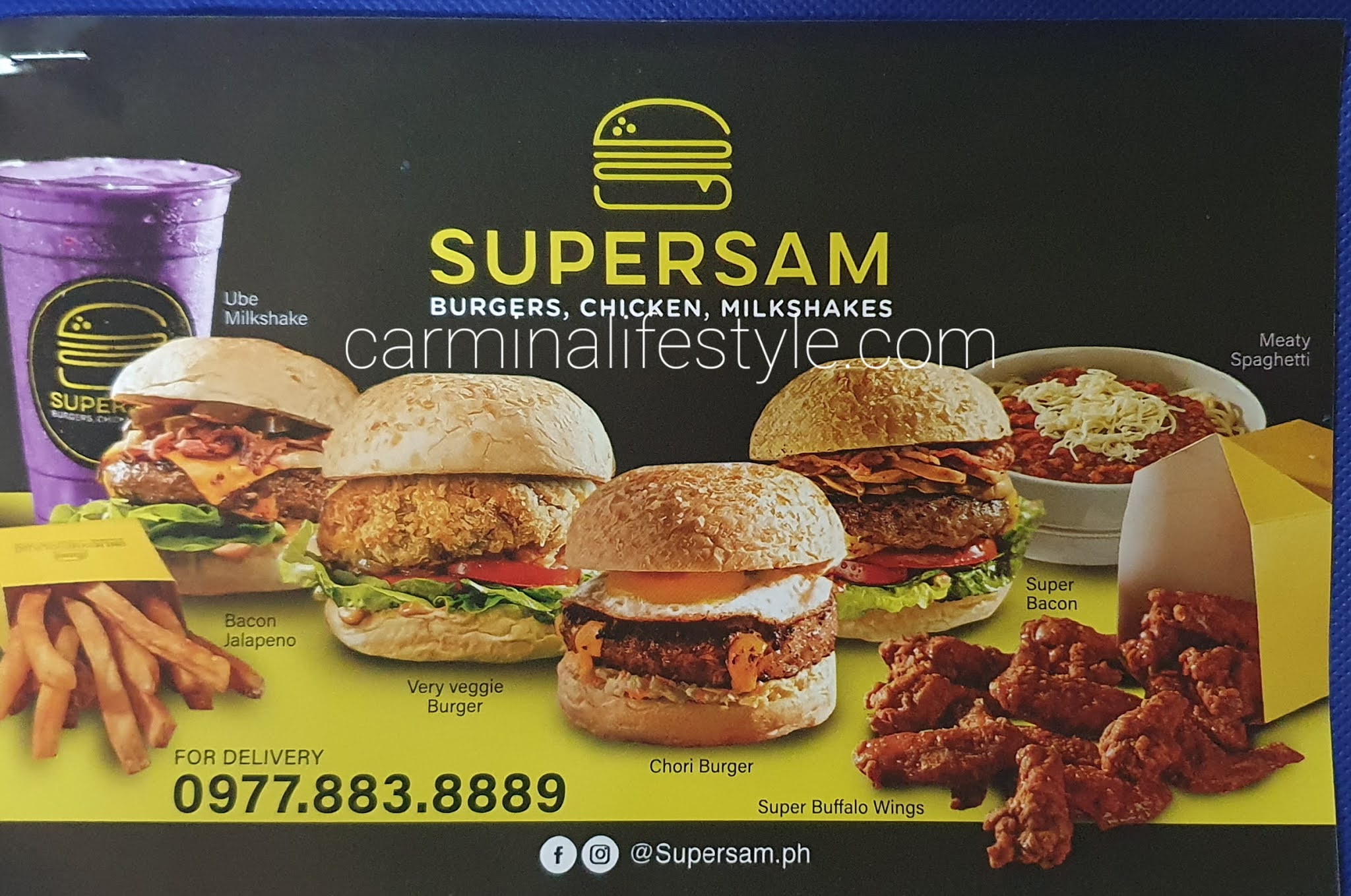 Supersam Burgers, Chicken & Milkshake in the Philippines