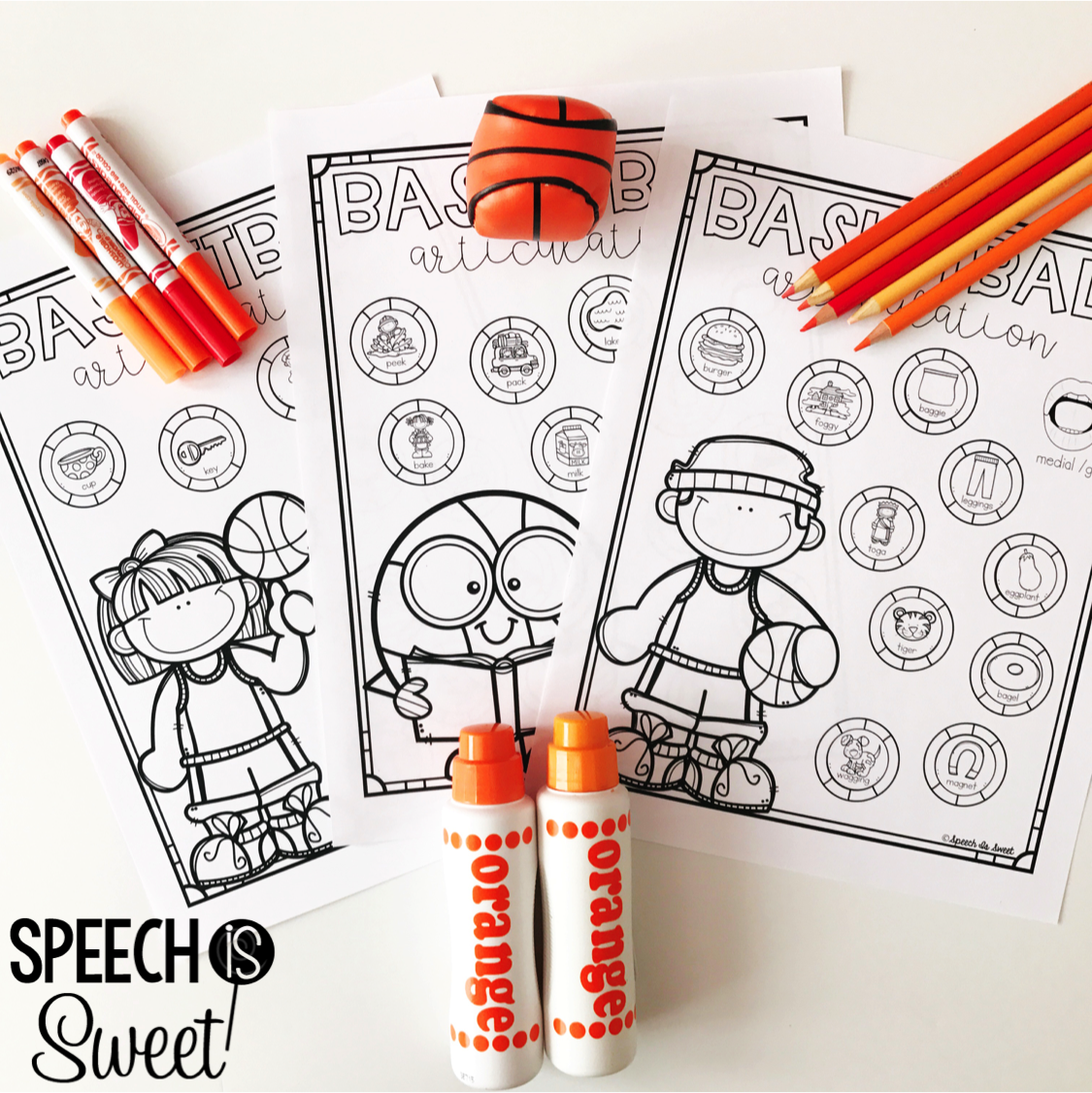Basketball Theme In Speech Therapy - Speech is Sweet