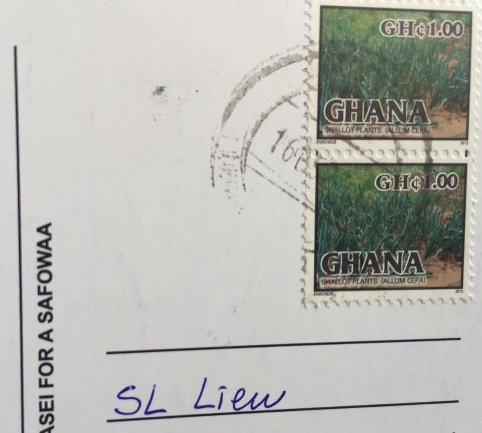 Postcard A La Carte: Ghana - Country Map