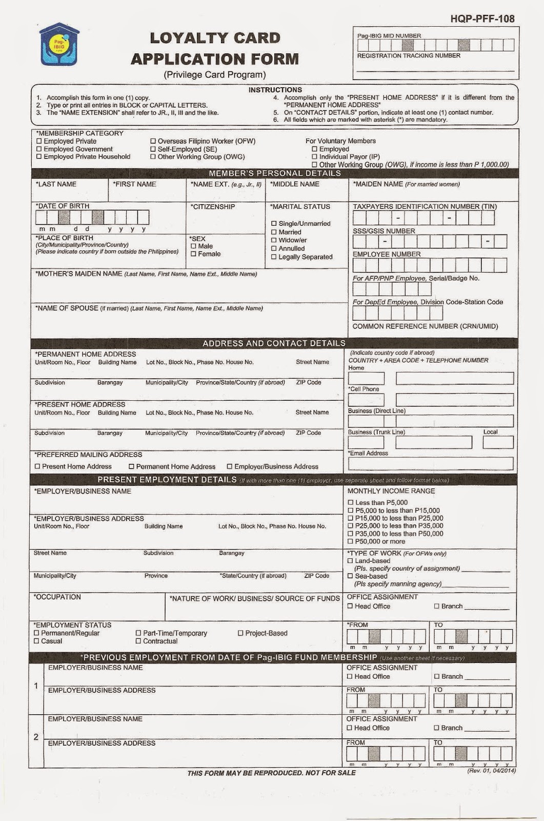 Stefansecz | memorable excursions: #Pag-Ibig Loyalty Card#