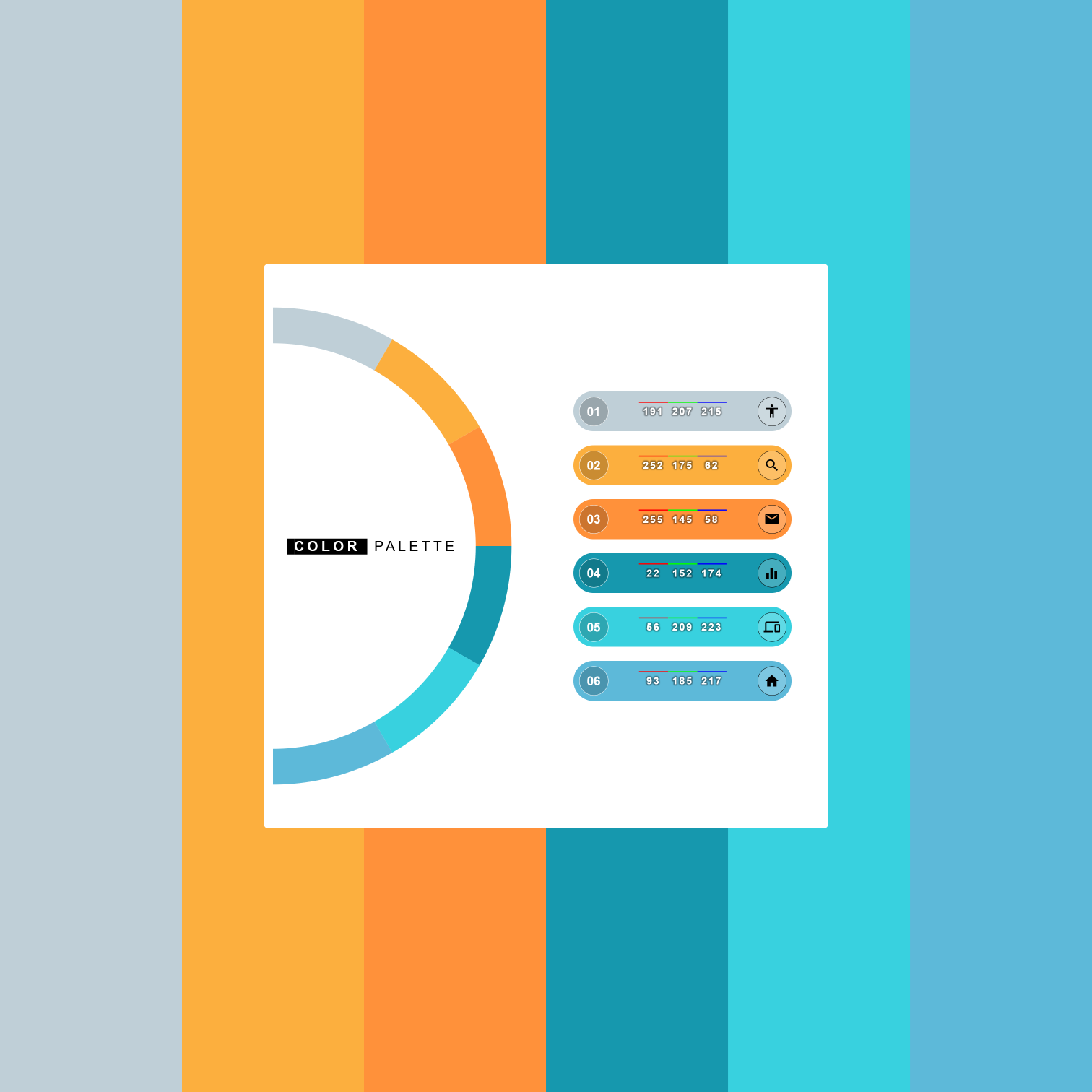 Color Palette 011 - PowerPoint Free