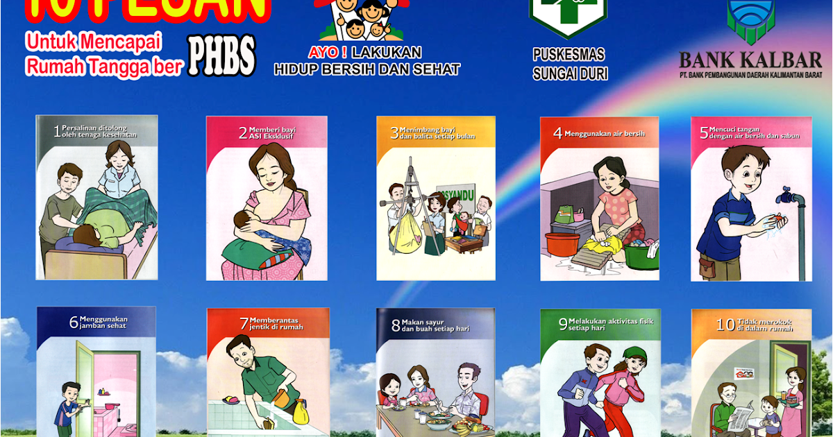 Pusat Promosi Kesehatan Puskesmas Sungai Duri: contoh spanduk & stiker