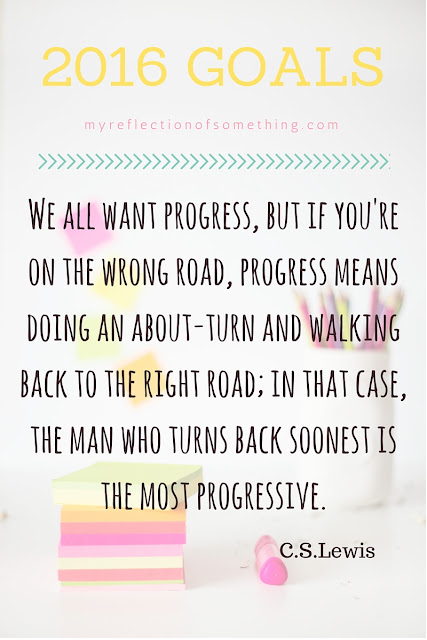 2016 Goals | My Reflection of Something