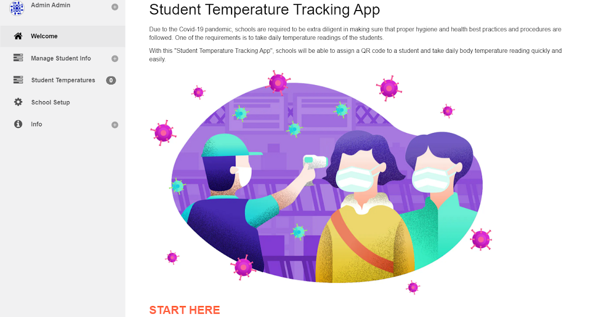 Student Temperature Tracking for Schools