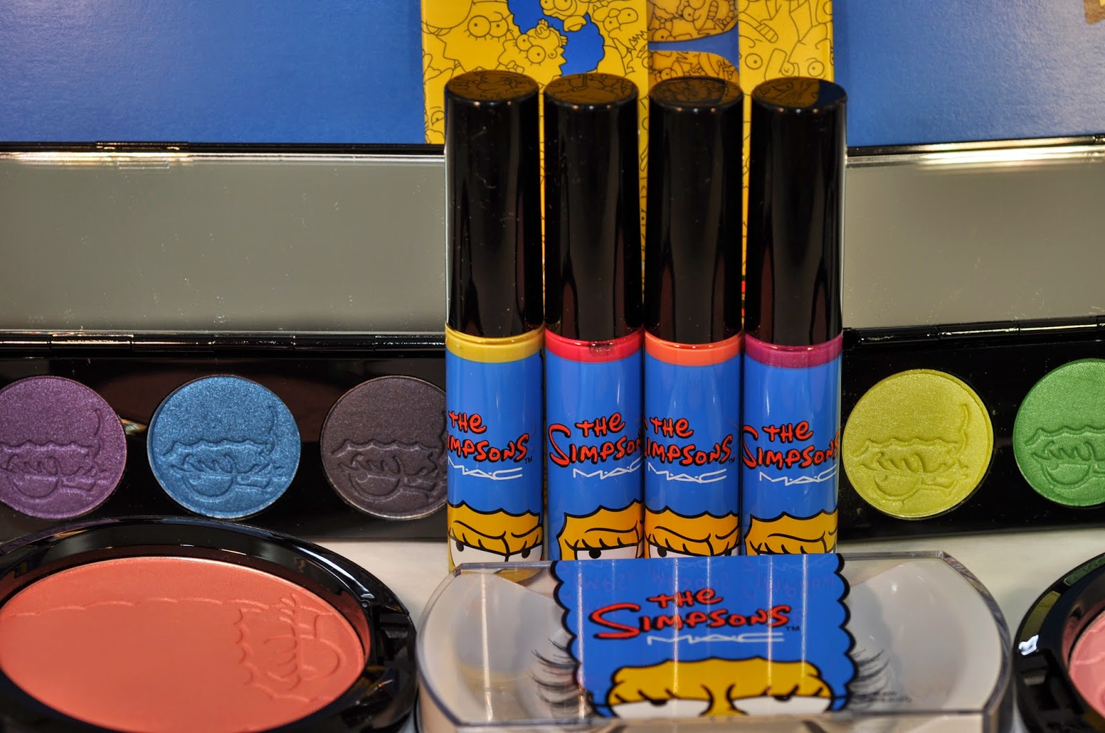 MAC The Simpsons Collection Swatches, Video Review - The Shades Of U