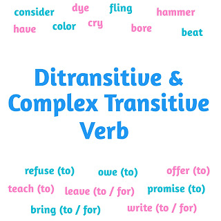 Ditransitive Verb dan Complex Transitive | Arti, Macam dan Contoh ...