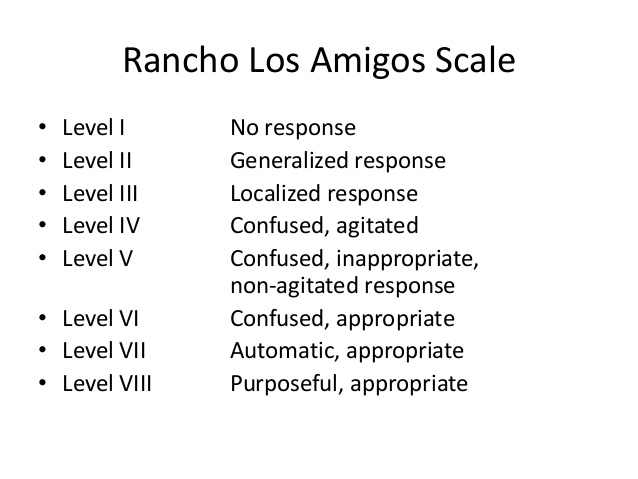 The Rancho Los Amigos Scale (RLAS) - Mr. Green Healt Nurse