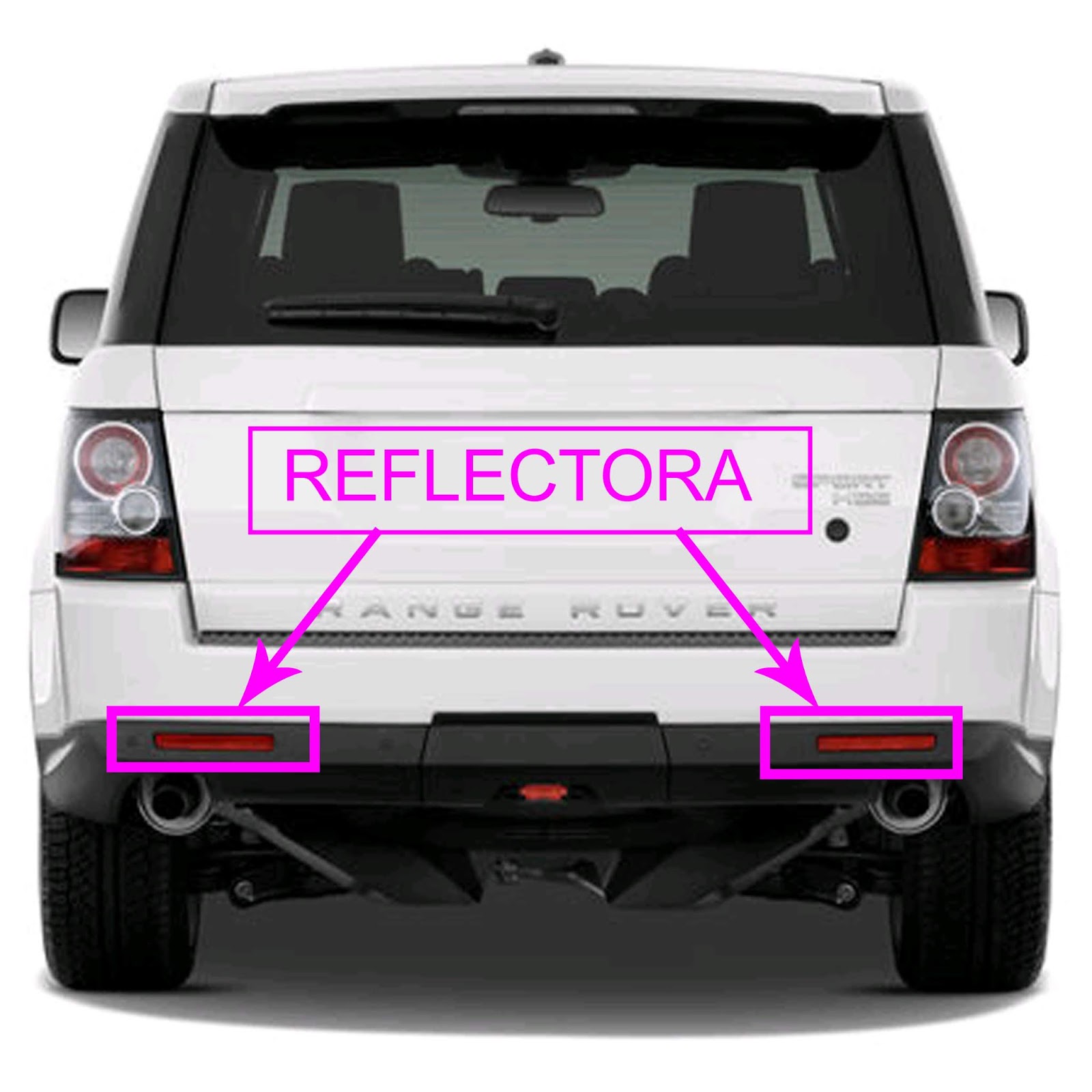 range rover rear bumper reflectors | AL MARZOUQ CENTER FOR LAND ROVER