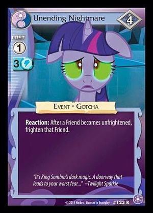 MLP Unending Nightmare CCG Cards | MLP Merch