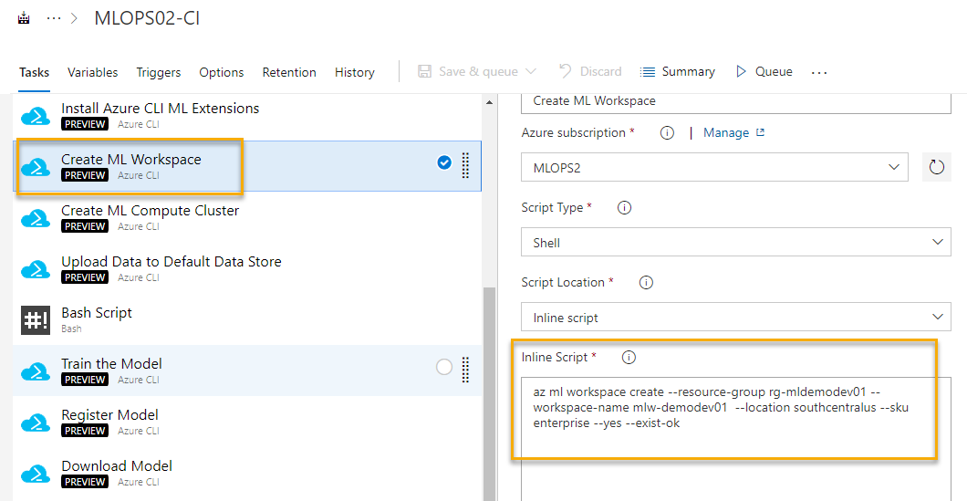 Adventures In Devops Setup Mlops Workspace Using Azure Devops Pipeline