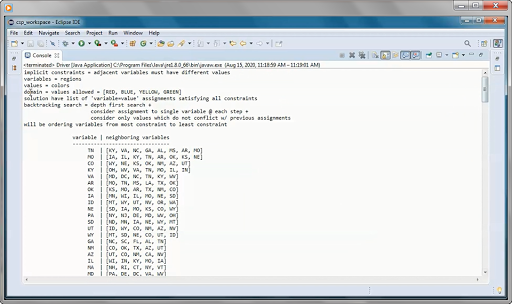 Prototype Project: CSP (Constraint Satisfaction Problem) Map Coloring w ...