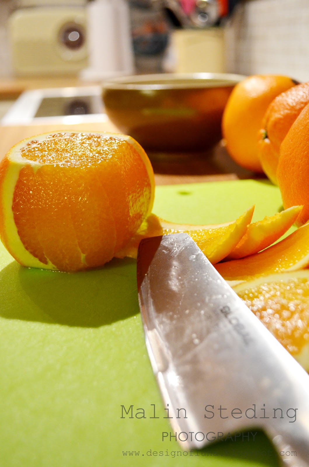 LunaDsign: Hur man skär en apelsin / How to cut an orange
