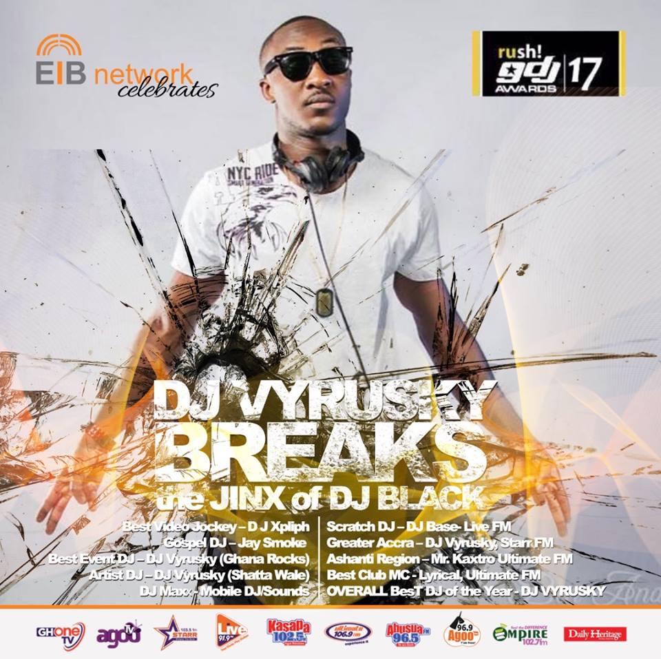 [Media Fillas GH]: Starr FM’s DJ Vyrusky Crowned Ghana’s Best DJ ...