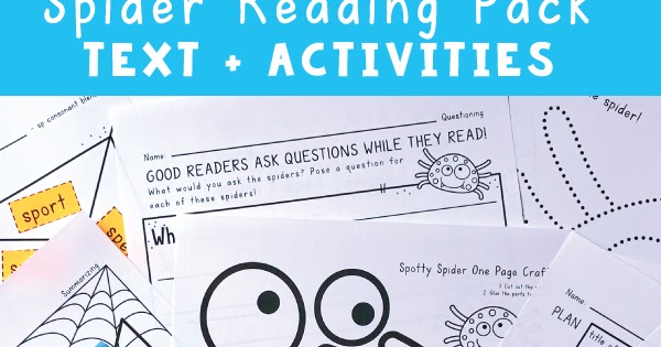 Spider Reading Pack | From the Pond