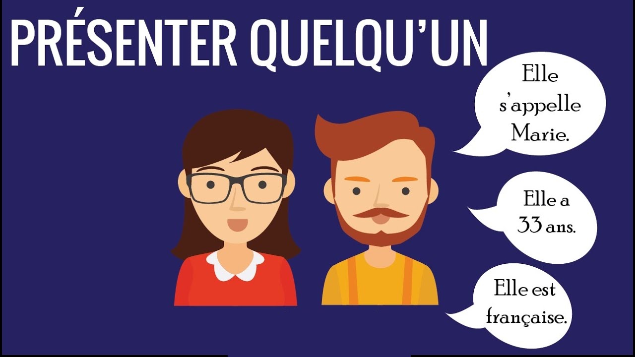 FRANCÉS-EANDO: SE PRÉSENTER et PRÉSENTER QUELQU'UN