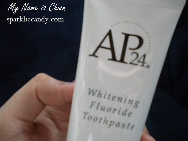 My Name is Chien: Review: AP-24 whitening toothpaste