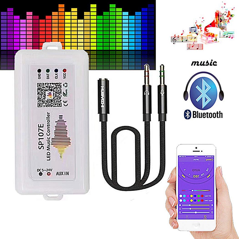 LED VU Meter Menggunakan WS2812B dan Controler SP107E - Bluetooth music ~ CARA MUDAH BELAJAR ...