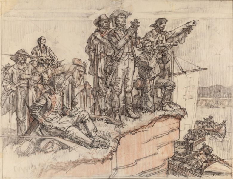 Figure Drawing Professor: Dean Cornwell- figurative studies