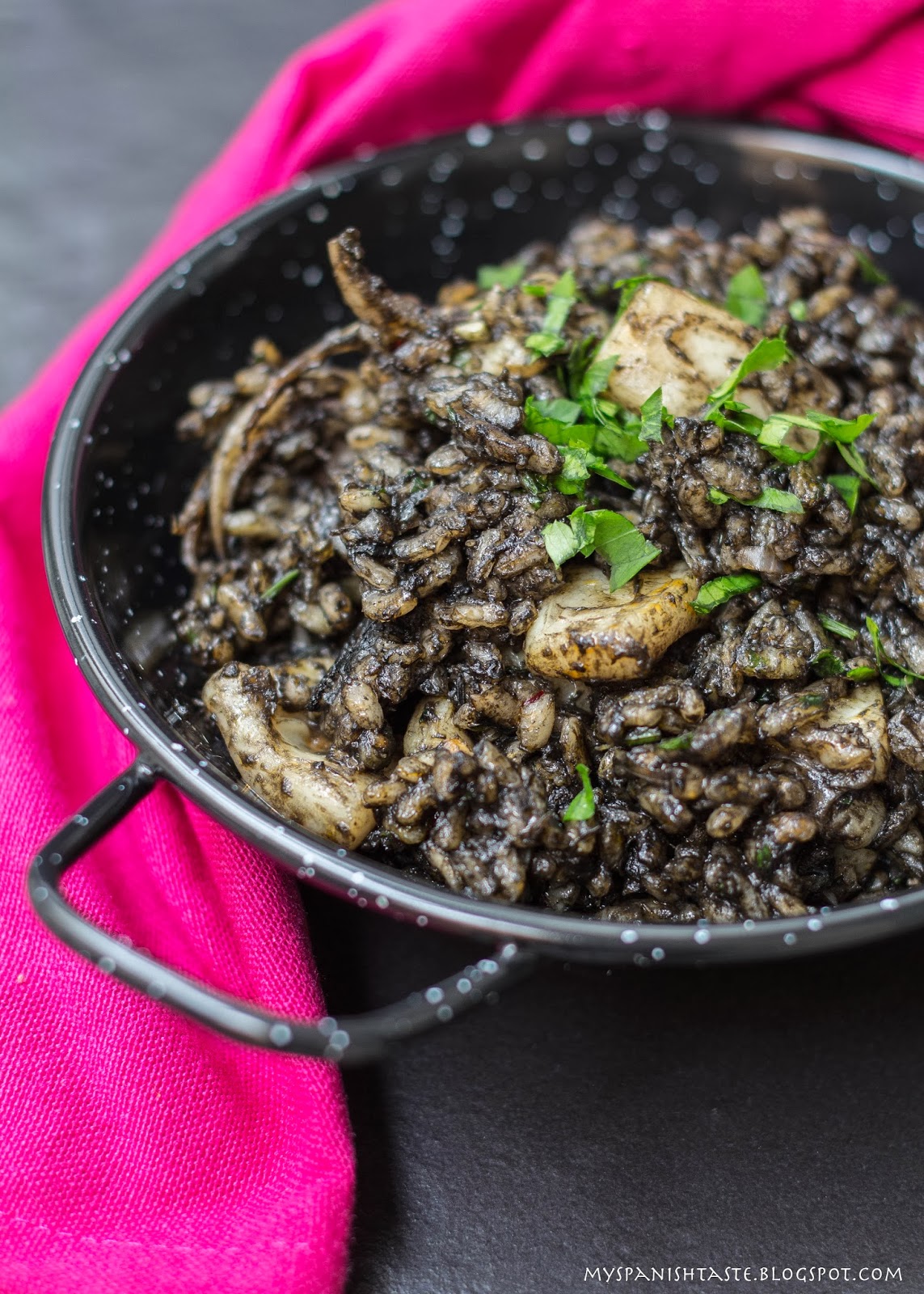 My Spanish Taste: Black rice with cuttlefish