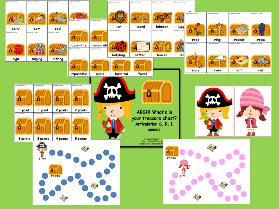 A Speechie's World: ARGH!!!! What's In Your Treasure Chest ...