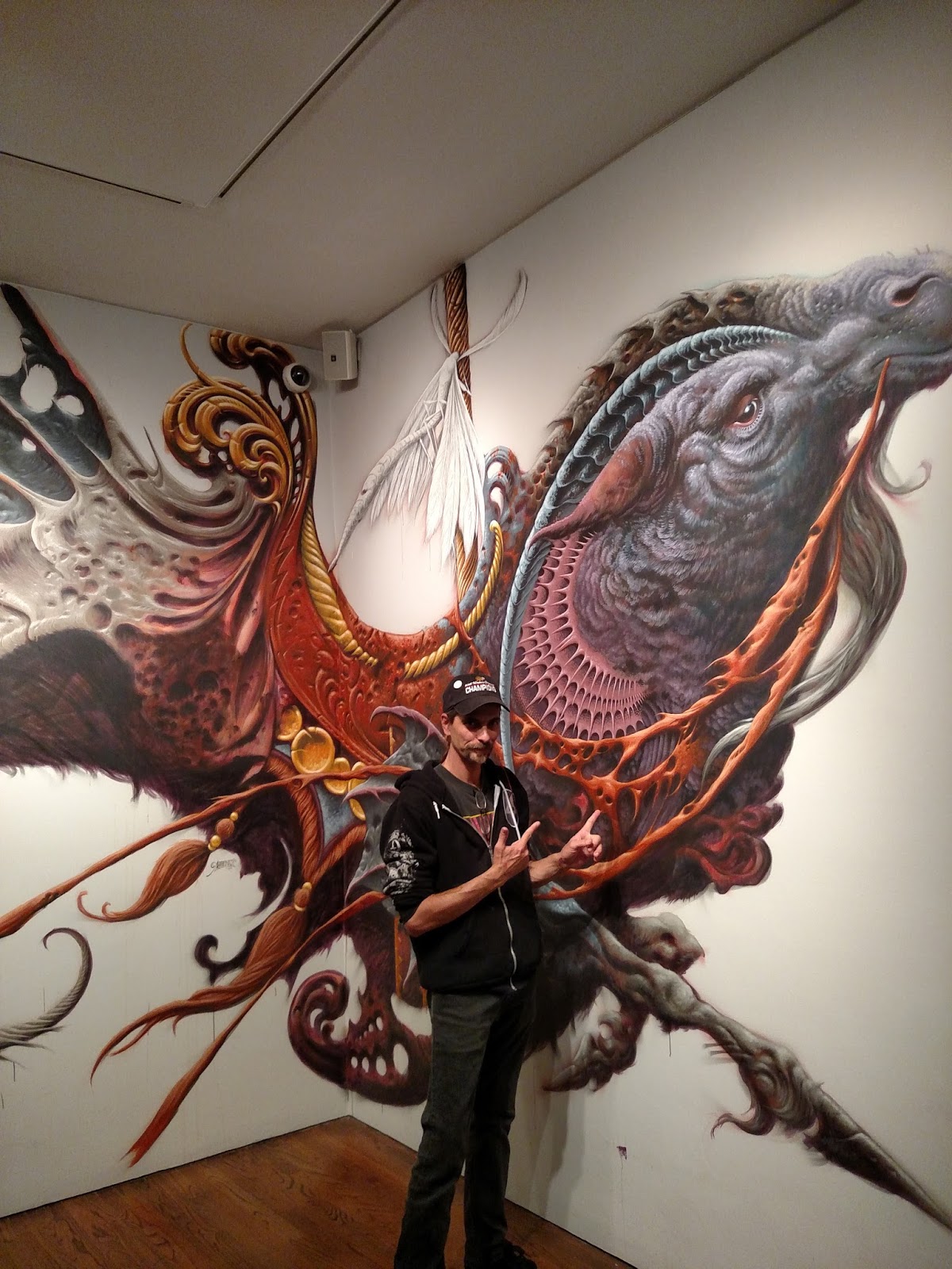 INSIDE THE ROCK POSTER FRAME BLOG: Aaron Horkey Capricorn Blues Mural ...