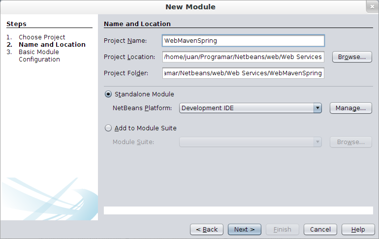 Netbeans. Crear Proyecto Plantilla